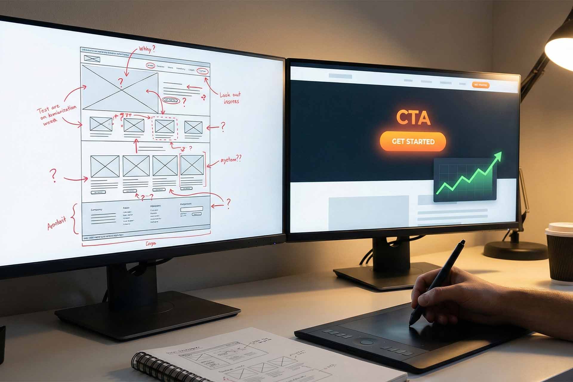 10 تعديلات بسيطة في تصميم موقعك لمضاعفة معدل التحويل (CRO) - لوب ميديــــــــــــــا
